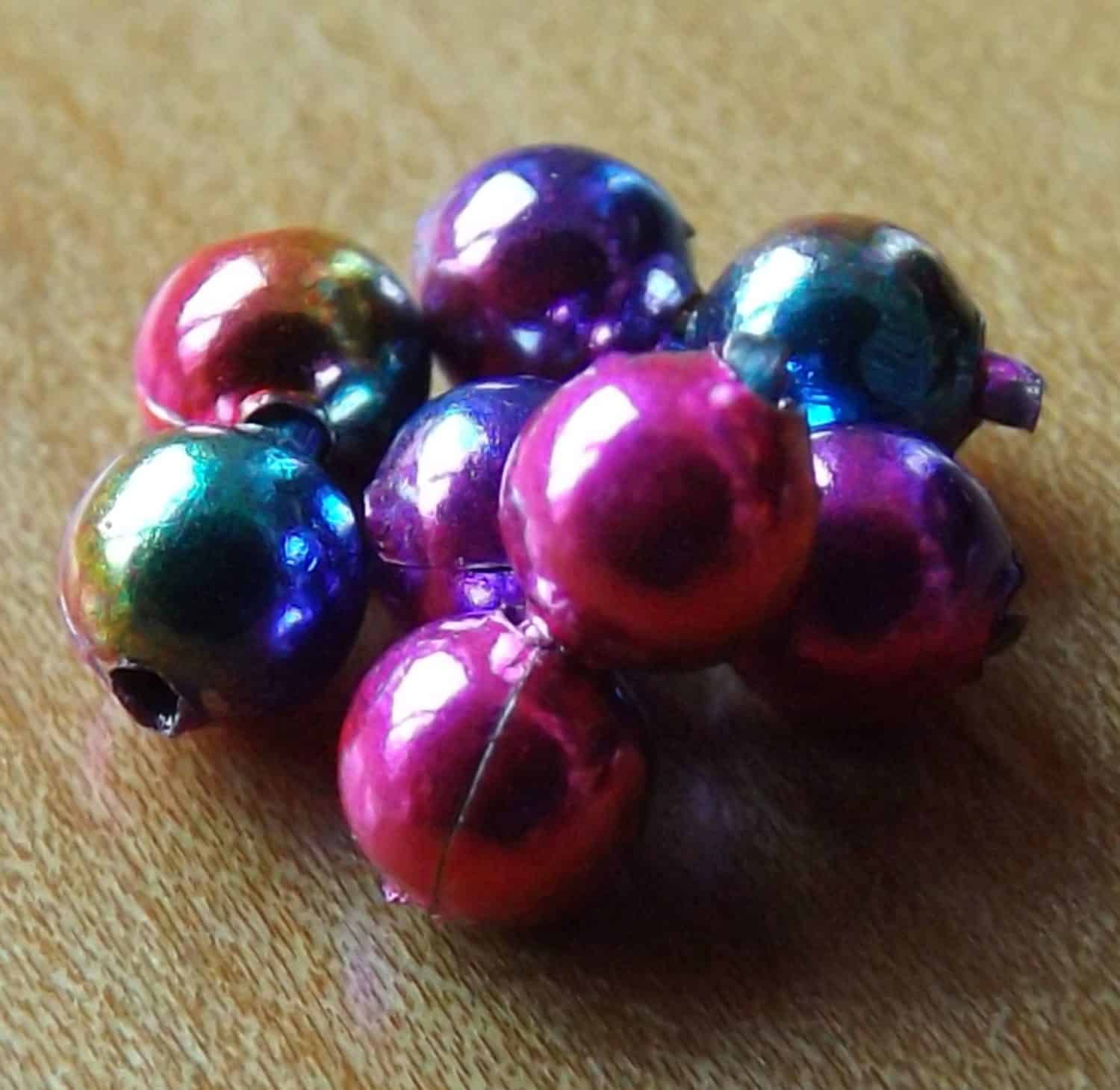 Flybox 3mm Bead Chain Eyes. Fluorescent pre-cut