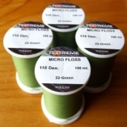 Textreme 110dnr Micro Floss. Available in a range of 15 colours.